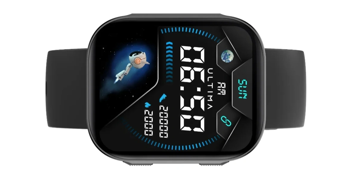 Ultima Nova Pro with 2.04" Amoled Display, Bluetooth Calling Smartwatch ...