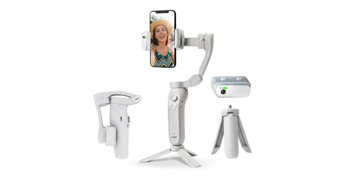 Digitek DSG-007F AI 3 Axis Wide Angle Smartphone Gimbal with AI Tracker ...