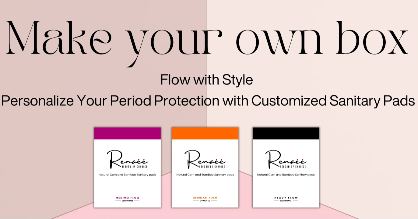Customize your period box | Renaee - Sanitary Pads