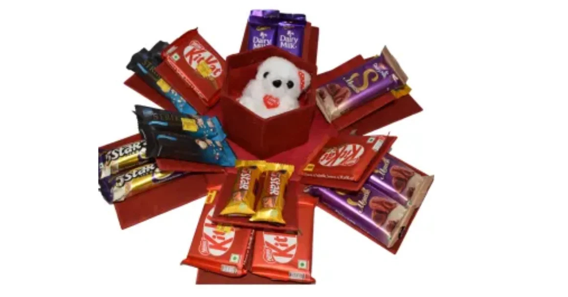 Chocolate explosion box