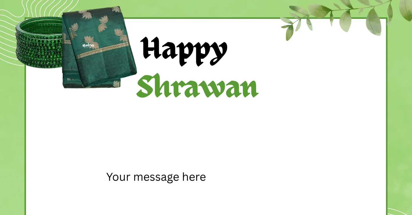 Happy Shrawan Greeting Card
