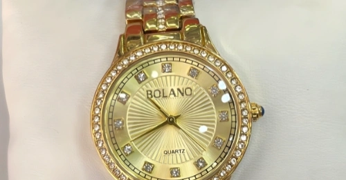 Bolano Radiant Charm Women’s Elegant Crystal-Look Luxury Timepiece