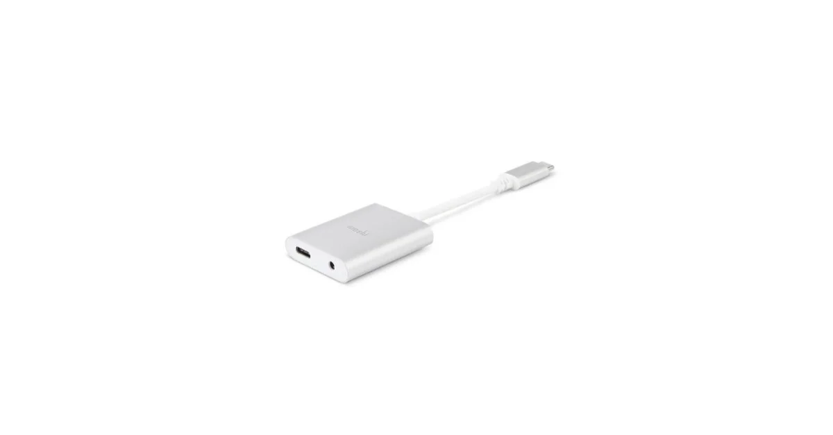 Moshi USB-C Digital Audio Adapter with Charging