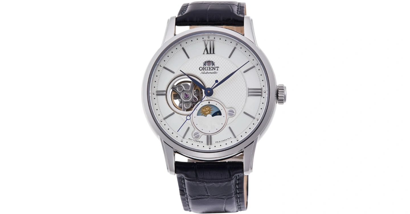 ORIENT: Mechanical Classic Watch, Leather Strap - 42.0mm (RA-AS0011S)