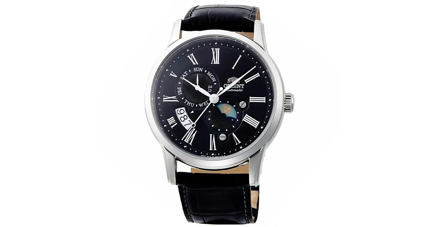 ORIENT: Mechanical Classic Watch, Leather Strap - 42.5mm (RA-AK0010B)