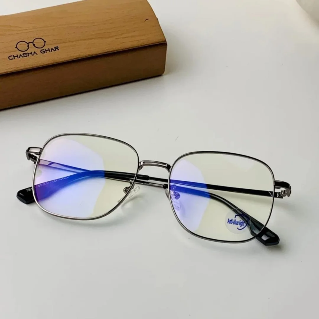 Square Vision - Blue Light Blocking Glasses | Black