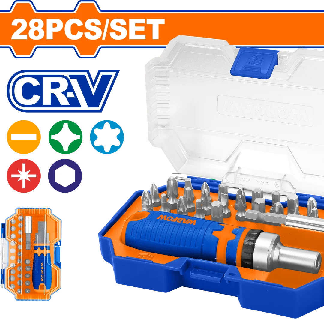 28 Pcs Screwdriver bits set WSS8B28