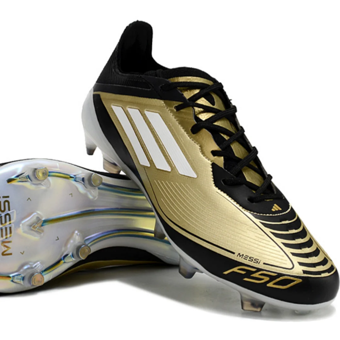 adidas F50 Messi Elite FG Triunfo Dorado - Gold Metallic/Footwear White/Core Black