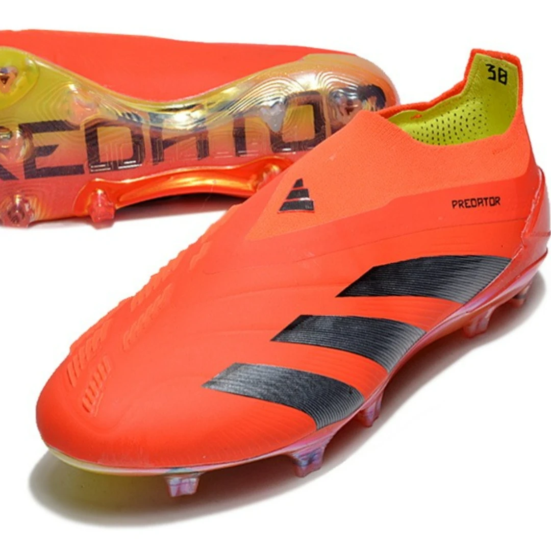 Adidas Predator Elite Laceless FG Predstrike - Solar Red/Black/Solar Yellow