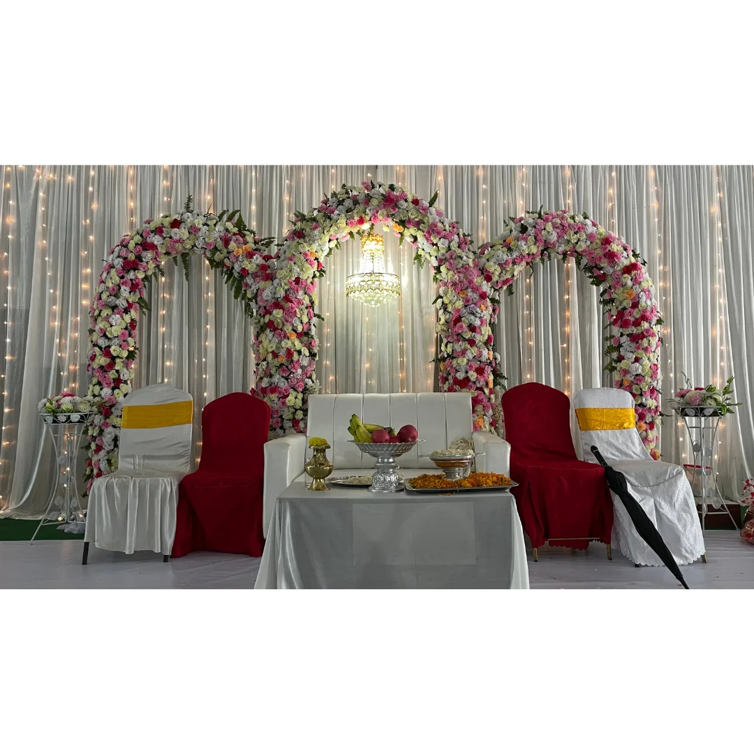 3 Arch Stage Backdrop