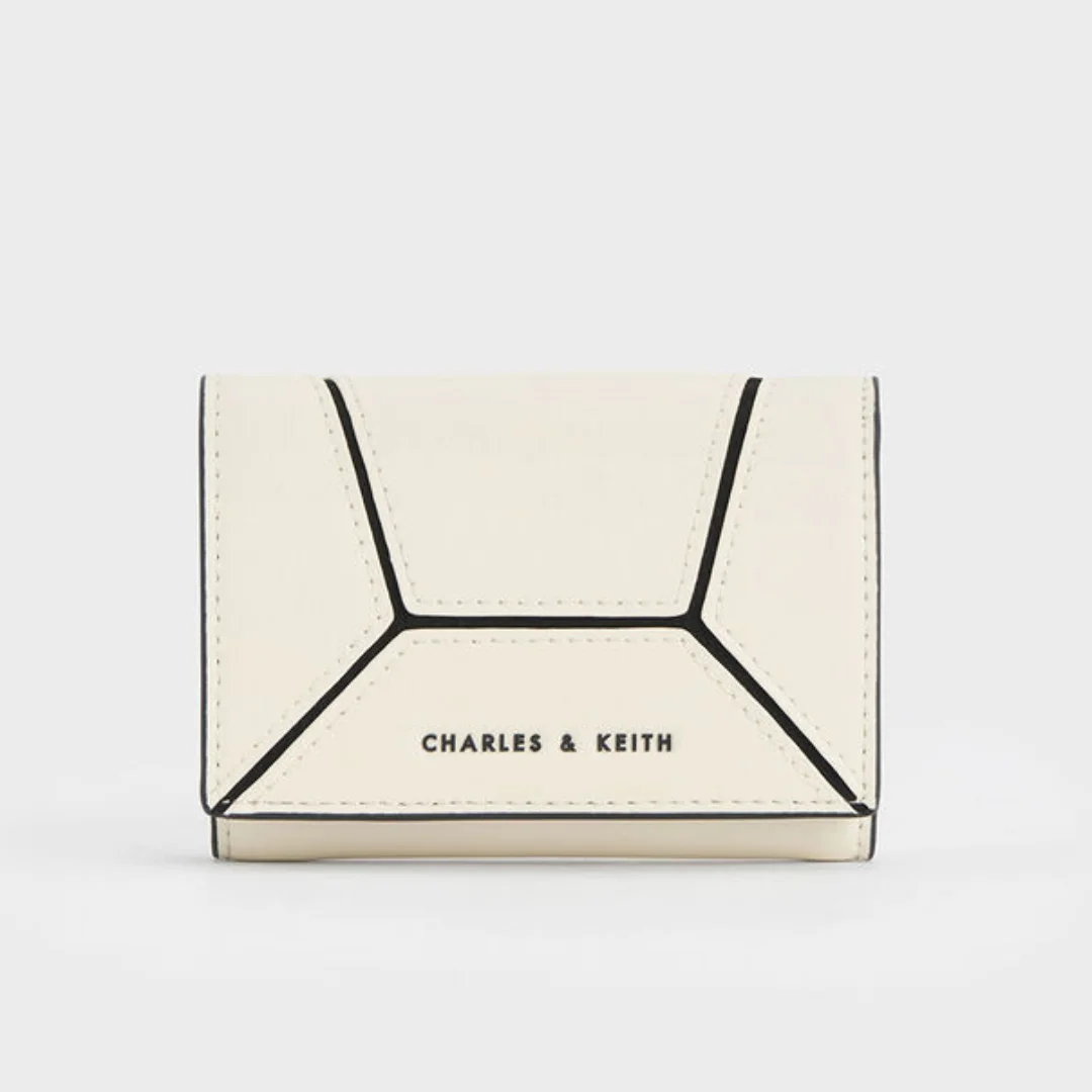 Charles & Keith multicolured nasrin geometric wallet