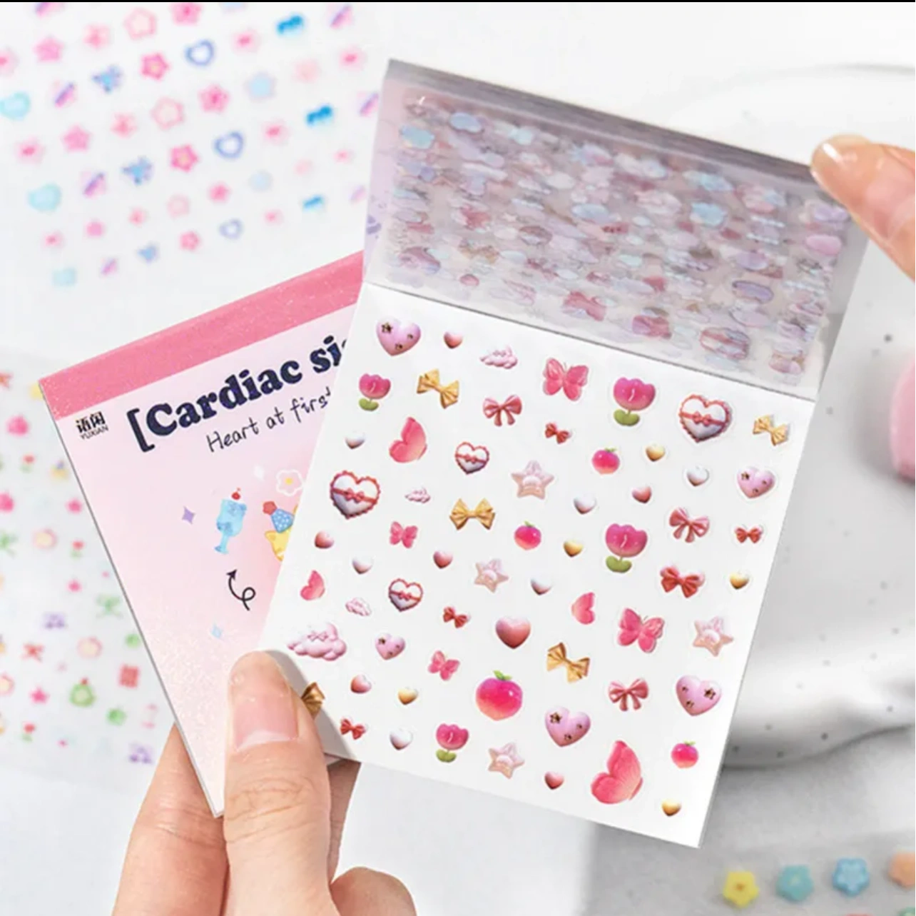 Compact mini sticker book